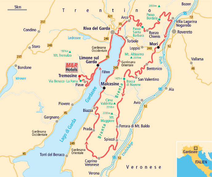Motorradtour Zum Gardasee