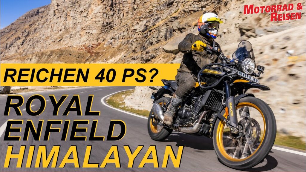 ROYAL ENFIELD HIMALAYAN 450 - reichen 40 PS fürs große Abenteuer ...